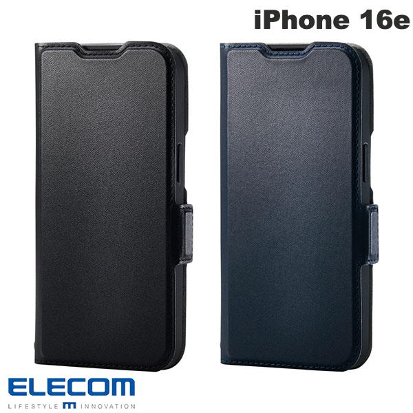 【楽天市場】[ネコポス送料無料] エレコム iPhone 16e レザーケース 手帳型 耐衝撃 磁石付き ステッチ カード収納充実 (スマホケース・カバー)：Premium Selection ...