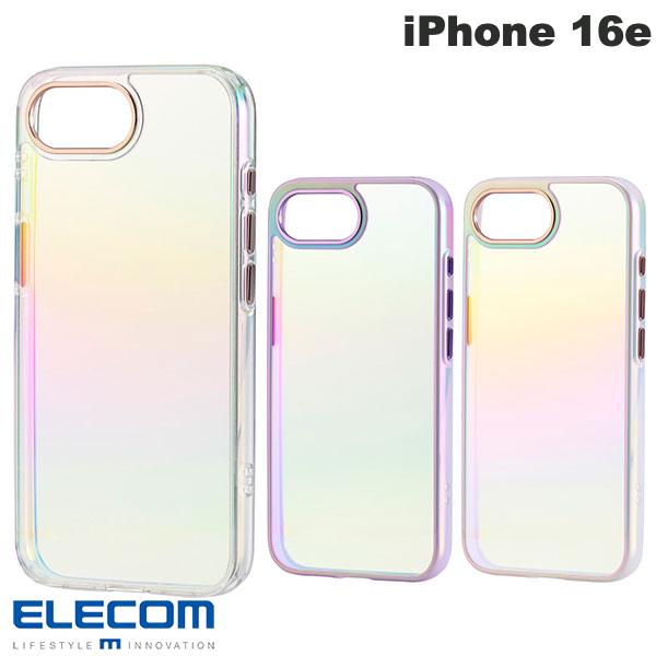 【楽天市場】エレコム iPhone 16e ハイブリッドケース &Me オーロラ ストラップシート付属 (スマホケース・カバー)：Premium Selection 楽天市場店