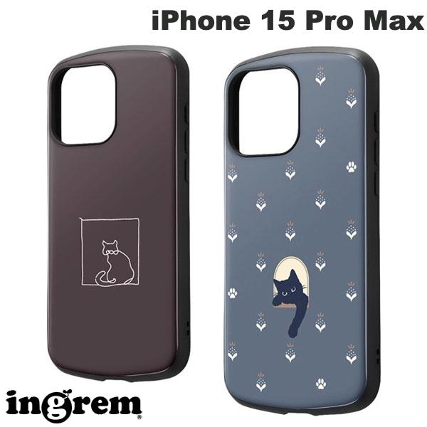 【楽天市場】[ネコポス送料無料] Ingrem Iphone 15 Pro Max 耐衝撃ケース Mia Collection ネコ イング