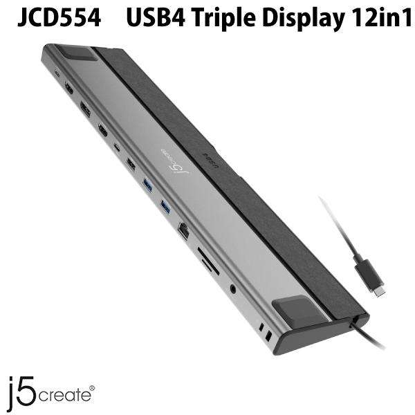 【楽天市場】j5 create USB4 Thunderbolt 3/4対応 Dual 4K Multi-Port Docking ...