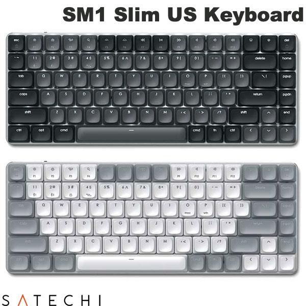 【楽天市場】Satechi SM1 Slim Mechanical Backlit Bluetooth Keyboard US Layout ...