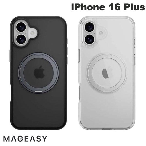 【楽天市場】MagEasy iPhone 16 Plus MagStand 360 M MagSefe対応 スタンド付き 耐衝撃ケース Black マグイージー (スマホケース・カバー ...