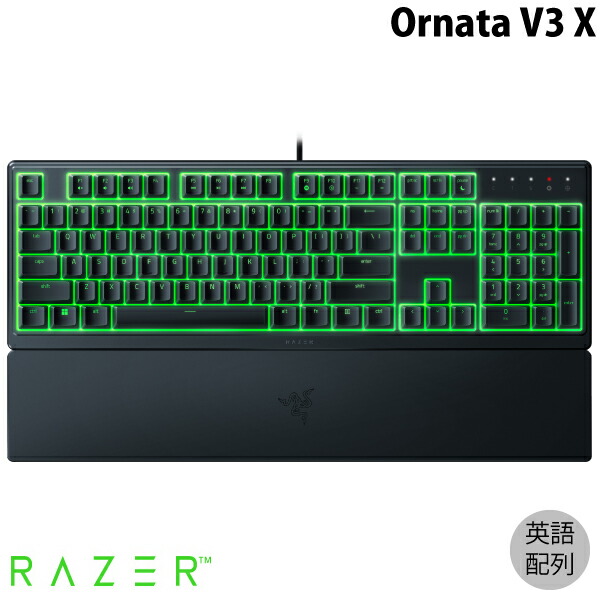 【楽天市場】【国内正規品】 Razer Ornata V3 X US 英語配列 有線 RGBライティング メカ・メンブレン ゲーミング ...