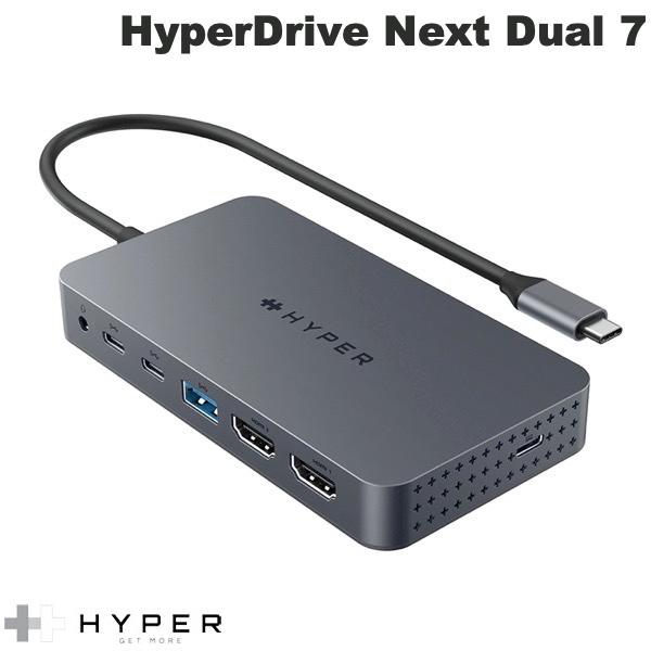 【楽天市場】HYPER++ HyperDrive Next Dual 4K HDMI 7 Port USB-C ハブ PD対応 急速充電 ...