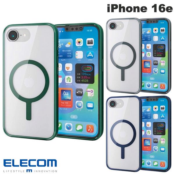 【楽天市場】[ネコポス送料無料] ELECOM エレコム iPhone 16e ハイブリッドケース フレームカラー MAGKEEP (スマホケース・カバー)：Apple専門店 キットカット