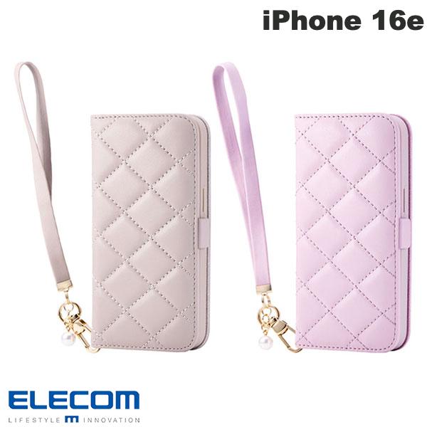 【楽天市場】ELECOM エレコム iPhone 16e レザーケース 手帳型 キルティング ハンドストラップ付き &Me (スマホケース・カバー)：Apple専門店 キットカット