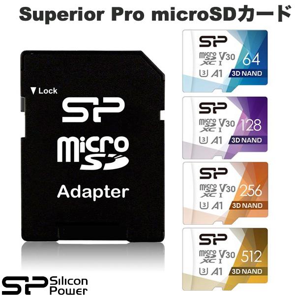 【楽天市場】SiliconPower microSDカード Superior Pro UHS-IU3 V30 A1 4K シリコンパワー ...