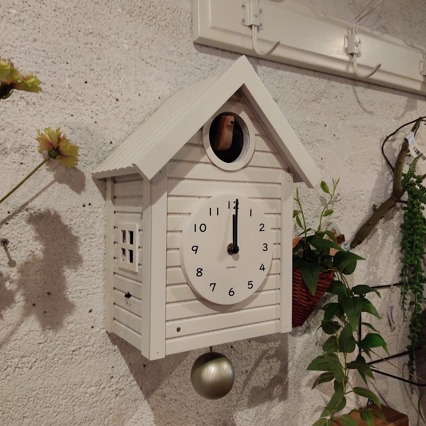 【楽天市場】【送料無料】Cuckoo CLOCK 時計 クロック 壁掛け時計 振り子時計 カッコークロック 鳩時計 時報 インテリア おしゃれ CH-059WH：Kitol