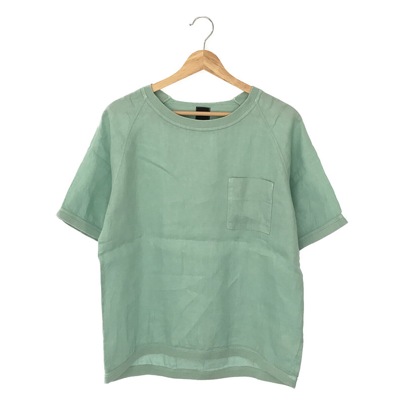【楽天市場】【美品】 maillot / マイヨ | Linen Pocket Shirt-Tee ポケットシャツ | 0 | スモーク ...