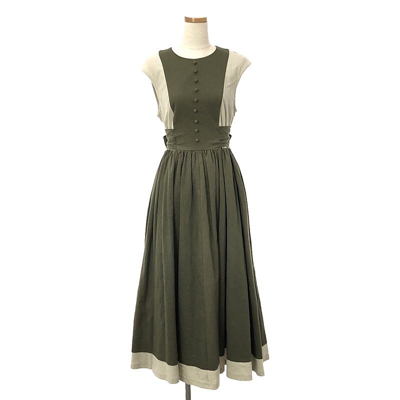 【楽天市場】madder madder / マダマダ | tutor dress チュータードレス ワンピース | F | カーキ/ベージュ ...