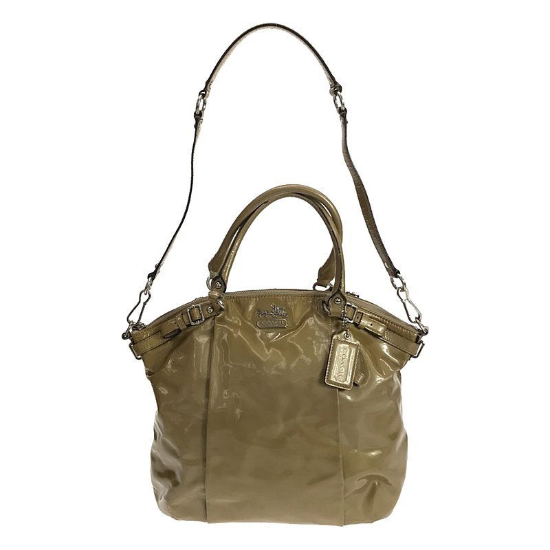 【楽天市場】COACH / コーチ | 18627 マディソン 2Way エナメル ショルダー トートバッグ | カーキ | レディース ...