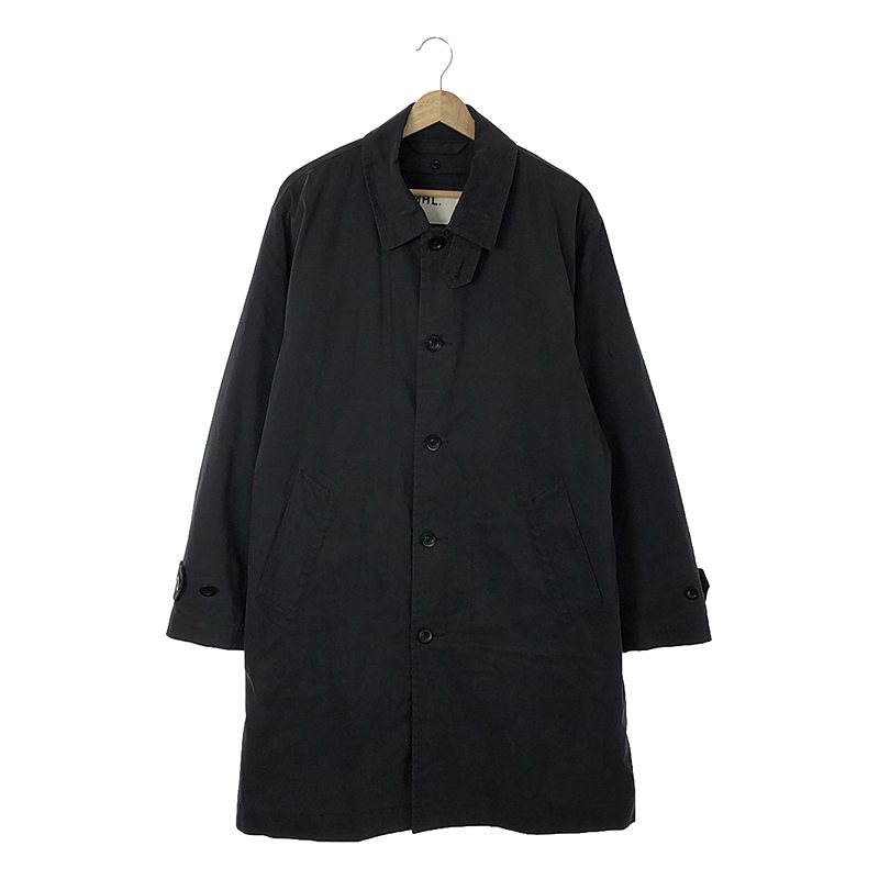 【楽天市場】MHL. / エムエイチエルマーガレットハウエル | コットン ナイロン ライナー付き ステンカラーコート | L | ブラック | メンズ：KLD 楽天市場店