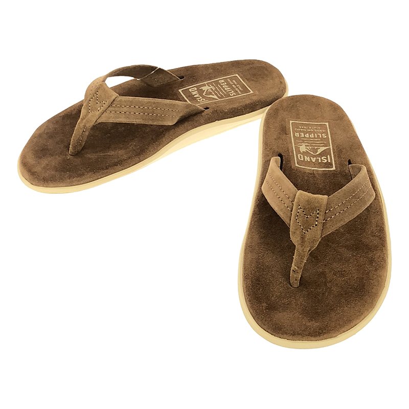 【楽天市場】【新品】 ISLAND SLIPPER / アイランドスリッパ | PEANUT SUEDE スエードビーチサンダル | 5 ...