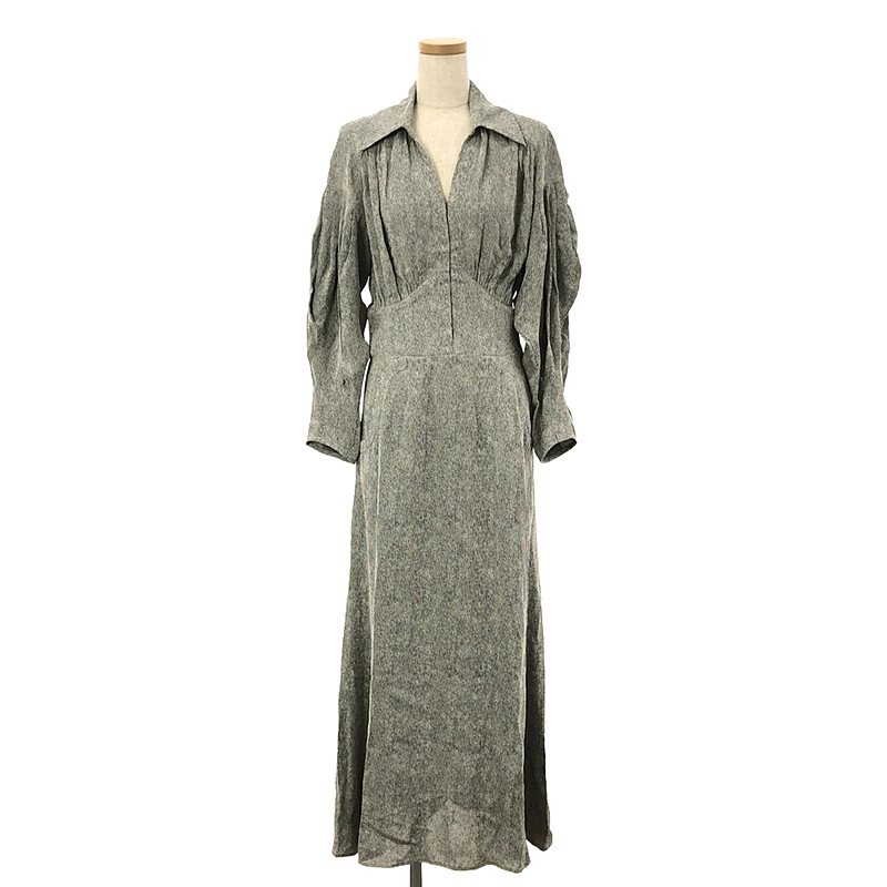 【楽天市場】【美品】 Mame Kurogouchi / マメクロゴウチ | Stripe Jacquard Dress / ストライプ ジャガード ギャザー ドレス ワンピース | 2 ...