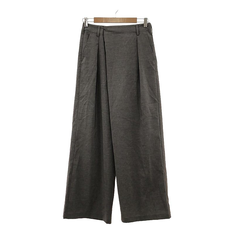 【楽天市場】【美品】 Framework / フレームワーク | 2024SS | 撥水強撚ポリエステルラップワイドパンツ | 40 | グレー | レディース：KLD 楽天市場店