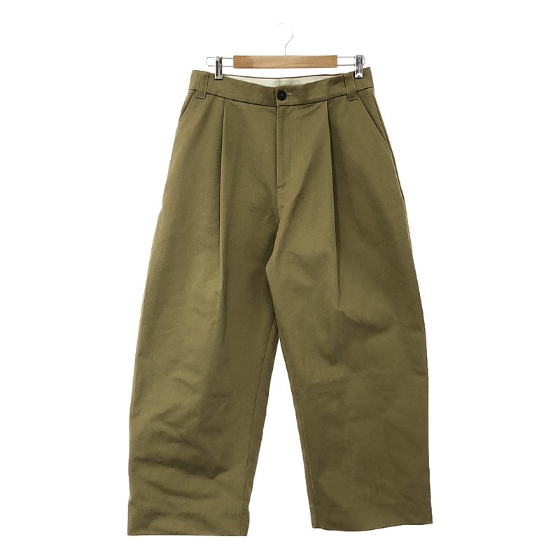 【楽天市場】Studio Nicholson / スタジオニコルソン | SORTE PEACHED COTTON TWILL VOLUME PLEAT PANTS ピーチコットンツイル ...