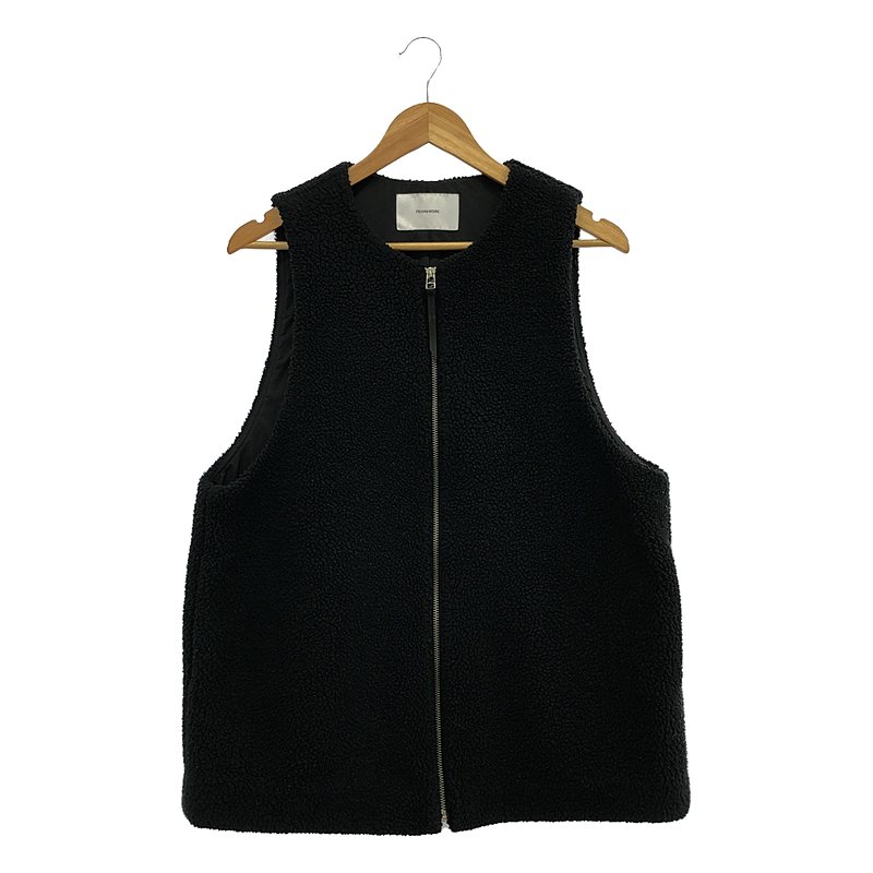 【楽天市場】Framework / フレームワーク | 2022AW | ボアZIPベスト | F | ブラック | レディース：KLD 楽天市場店