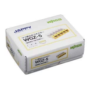 【楽天市場】【楽天倉庫自動出荷/365日出荷】ジャッピー JAPPY 因幡電機産業 薄型差込電線コネクタ WGZ-5-JP 60個入 (690-350-03400) [JPY002109 ...