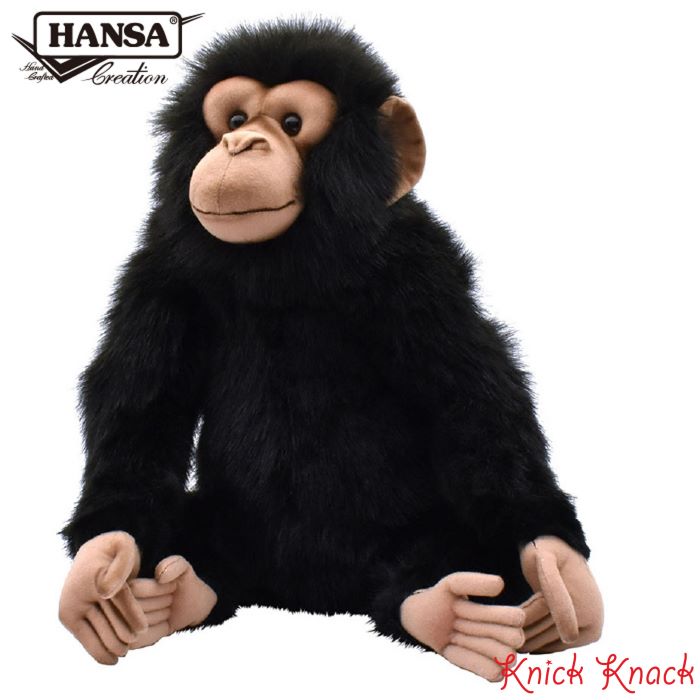 【楽天市場】【送料無料】HANSA チンパンジー BH4988 ハンサ リアル 動物 ぬいぐるみ グッズ 雑貨 置物 オブジェ インテリア ...