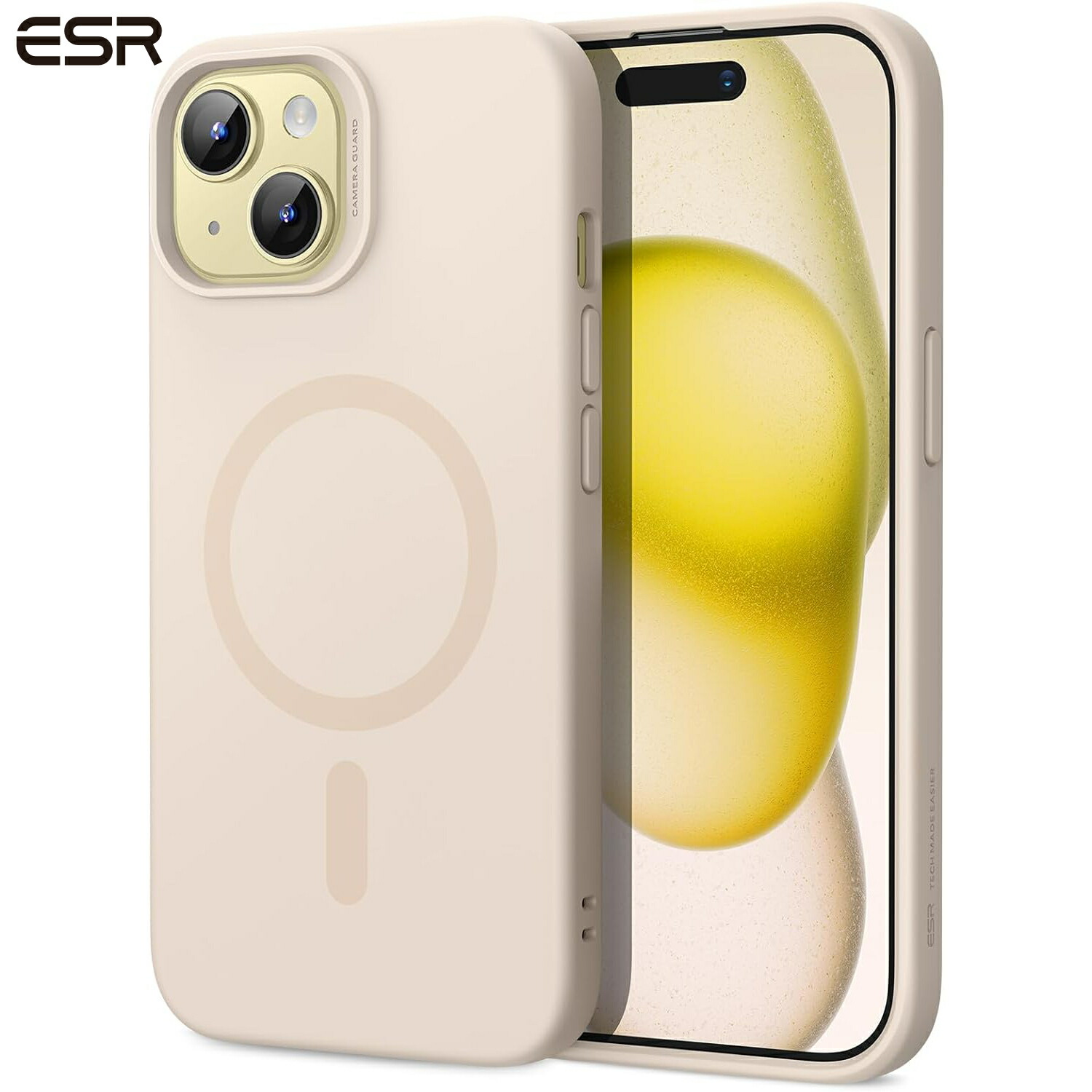 【楽天市場】ESR iPhone 15 / 15 Plus / 15 Pro / 15 Pro Max ケース MagSafe付き マグネット充電対応 スリム シリコンケース 衝撃吸収 画面と ...