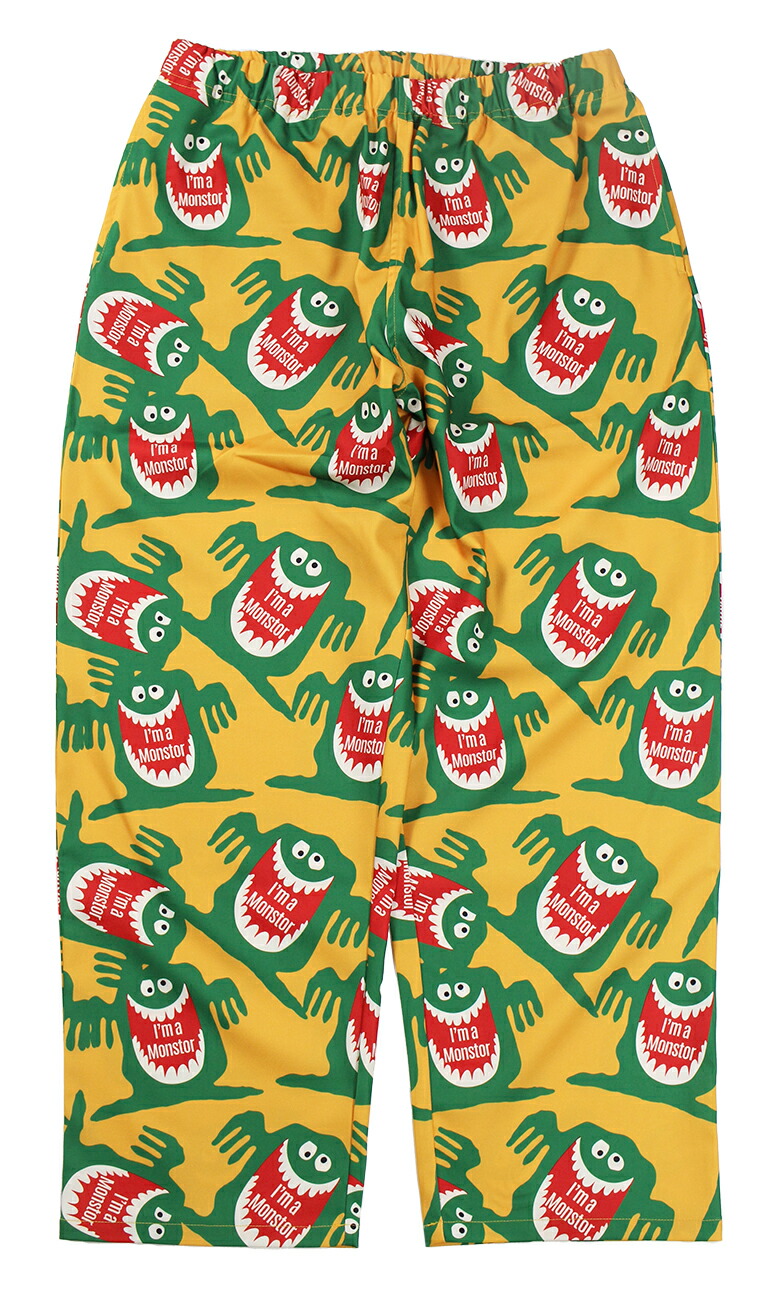 【楽天市場】MONSTOR TIMES [-I'M A MONSTOR EASY PANTS- MUSTARD size.S,M,L,XL ...