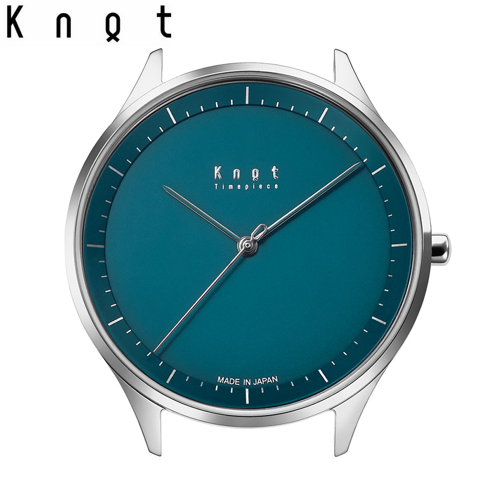 【楽天市場】Knot ノット 時計 【NEW!】 サスティノシリーズ シン ソーラー Thin Solar シルバー ＆ グリーン 時計本体 ...
