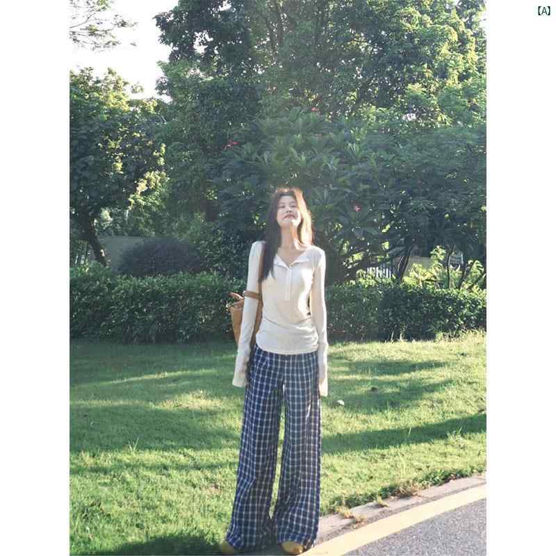 【楽天市場】アメリカン スウィート ガール Vネック 右 肩 長袖 Tシャツ レディース 秋 インナー レイヤリング シャツ スリム ウエスト ...