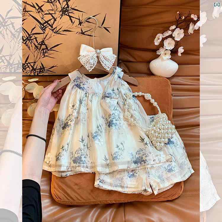 【楽天市場】キッズ キッズ用品 子供用品 キッズファッション ドレス ワンピース かわいい キュート 海外風 女 夏 中華風 スーツ サマー ...