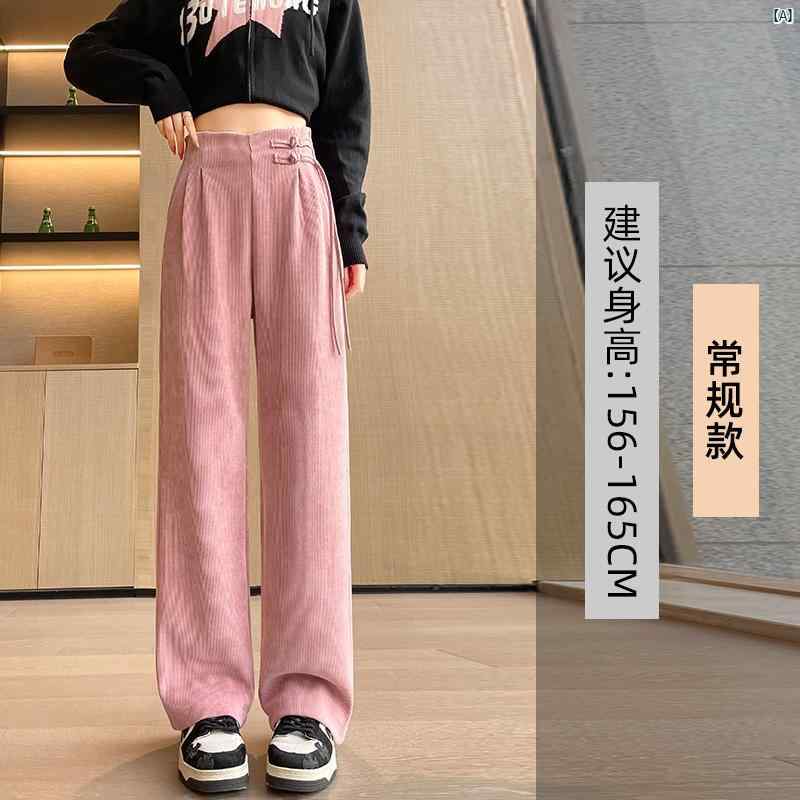 【楽天市場】レディース ファッション オシャレ 綺麗 大歳 上品 シェニール 裏起毛 厚手 ワイド レッグ パンツ 秋冬 小柄 ハイウエスト ...