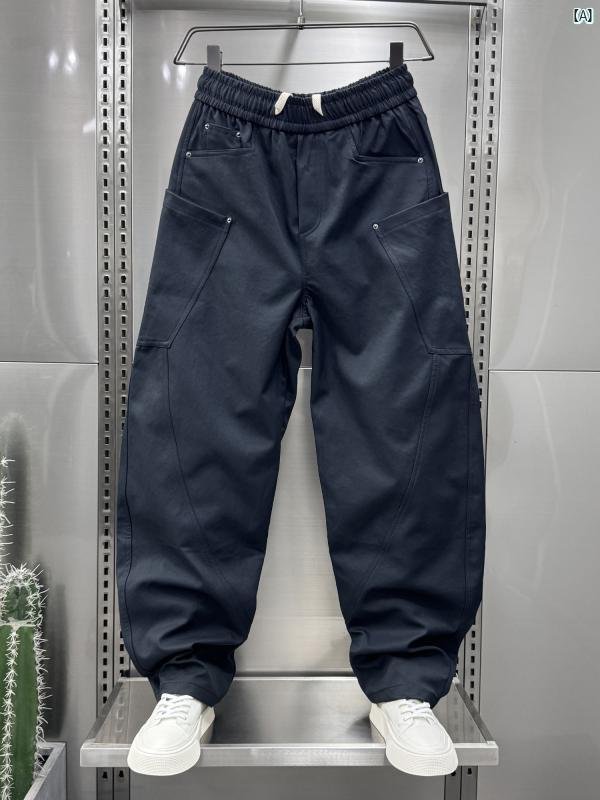 【楽天市場】メンズ ファッション オシャレ 韓国 アメリカンパッチ ワークカジュアルパンツ 男性用 秋 快適 オーバー オール 無地 マルチ ...