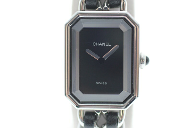 【楽天市場】【中古】CHANEL シャネル H0451 プルミエール シルバー サイズM レディース クオーツ 黒文字盤 USED-AB ...