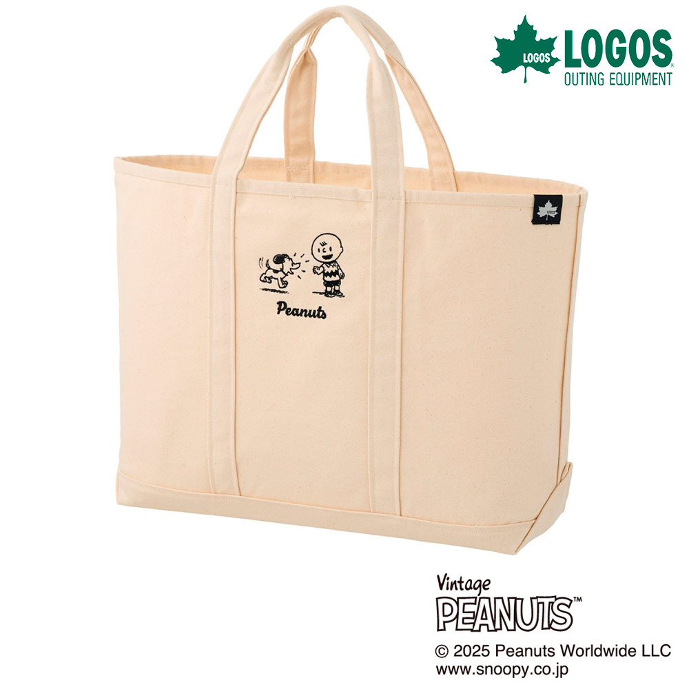 【楽天市場】ロゴス LOGOS SNOOPY（PEANUTS 75years) トートバッグ（ホワイト） 37500409：KOBEYA ...