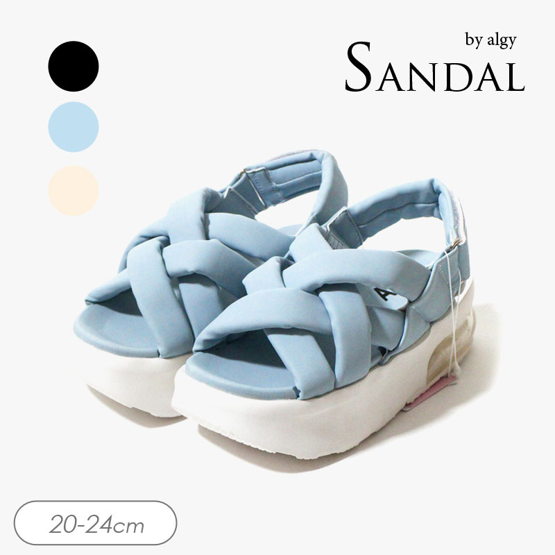 【楽天市場】2025夏t【ALGY/アルジー】クロスパテッド エア底 サンダル≪20cm 21cm 22cm 23cm 24cm≫靴 サンダル 女の子 キッズ ジュニア 可愛い おしゃれ ...