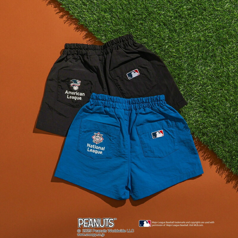 【楽天市場】＜40％OFF＞2025夏【BREEZE/ブリーズ】【MLB×PEANUTS】ワイド ハーフ ワッペン パンツ≪80cm 90cm 100cm 110cm 120cm 130cm≫ ...