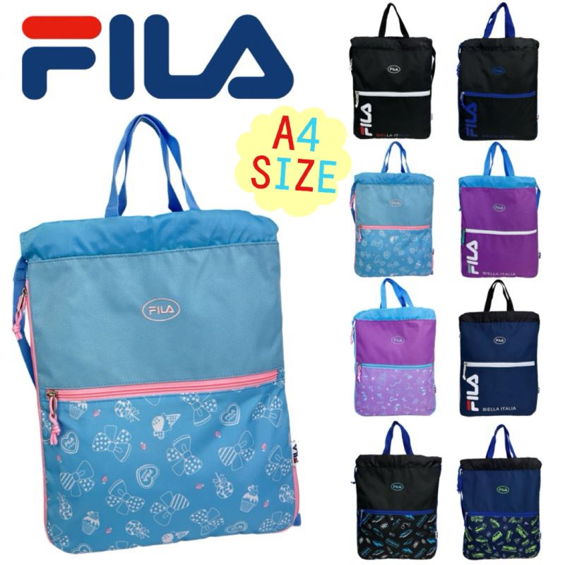 【楽天市場】フィラ ナップサック FILA fila a4 幼稚園 小学生 キッズ ジュニア かわいい 学校 軽量 子供 女の子 男の子 低学年 おしゃれ 子供用 体操服入れ 通学 通園 ...