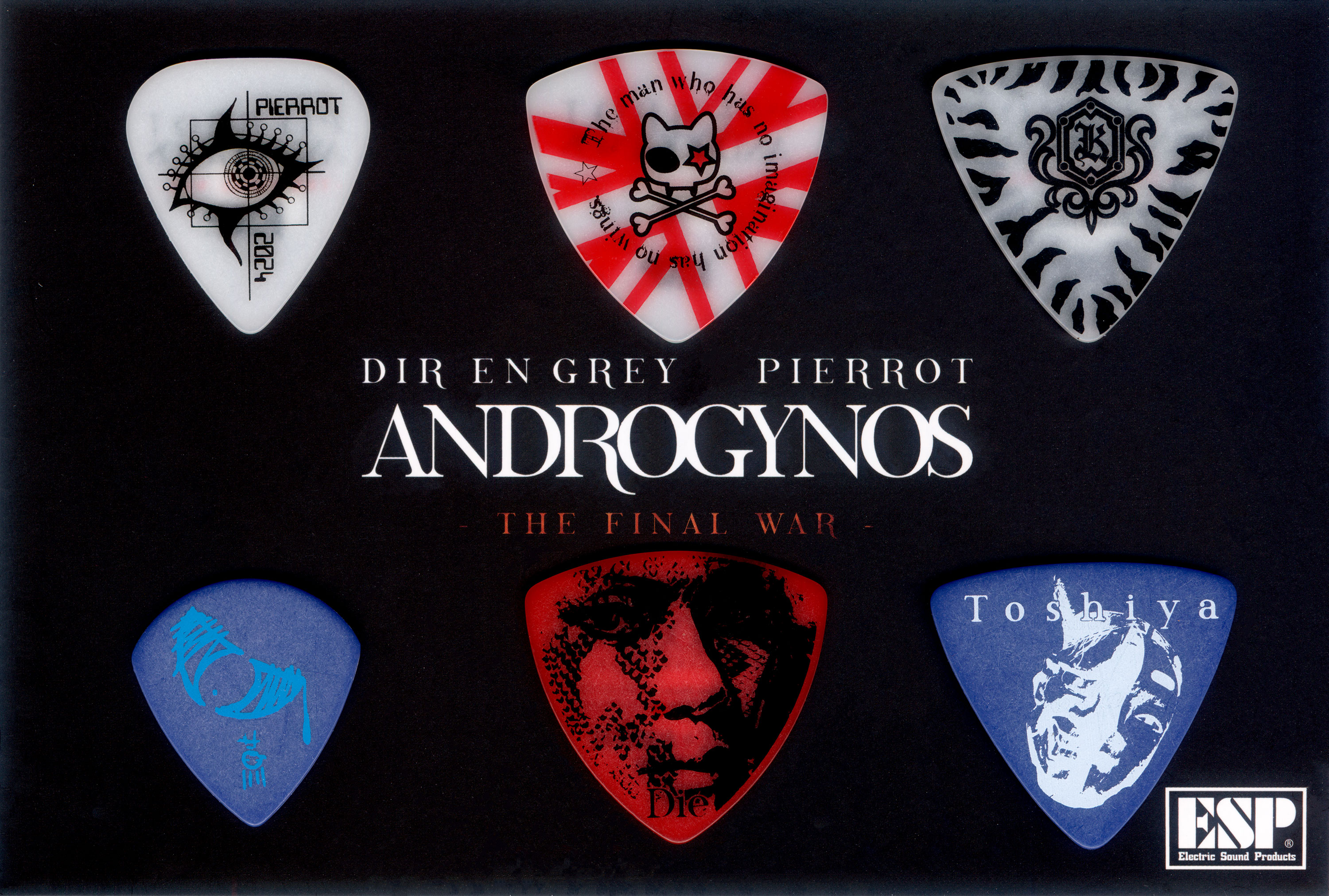 【楽天市場】ESP PS-ANDROGYNOS-2024 DIR EN GREY PIERROTピックセット【送料無料】【定形外郵便発送】- THE FINAL WAR - Limited ...
