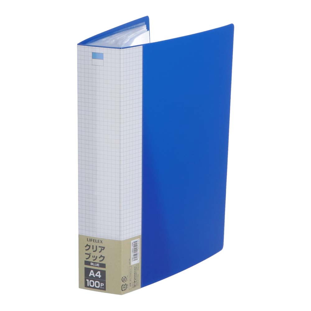 【楽天市場】コーナン オリジナル LIFELEX クリアブック100P COM17110804−100 ブルー約幅23．5×奥行31×厚さ6．2cm：コーナンeショップ 楽天市場店