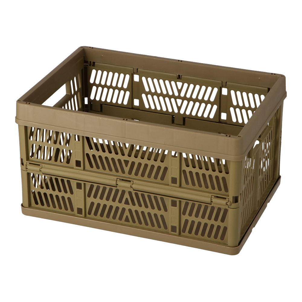 【楽天市場】コーナン オリジナル LIFELEX 折りたたみコンテナ ベージュ KO14−9196 使用時（約）：幅312×奥行443×高さ240（mm）：コーナンeショップ 楽天市場店