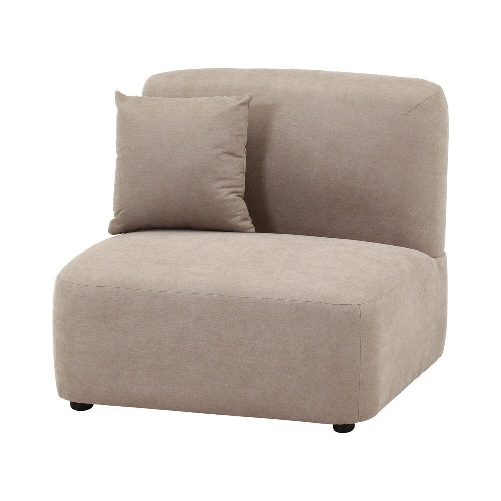 【楽天市場】【メーカー直送】不二貿易 Chamill 1人掛けソファ グレージュ 幅80×奥行80×高さ72．5cm：コーナンeショップ 楽天市場店