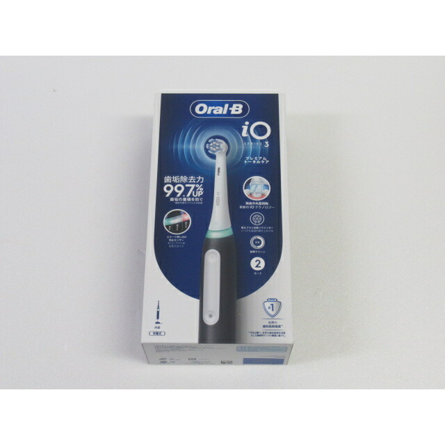 【楽天市場】【未開封品】Braun Oral-B iO3 電動歯ブラシ ブラウン オーラルB iO3 ブラック iOG3.1C6.0 BK_H ...