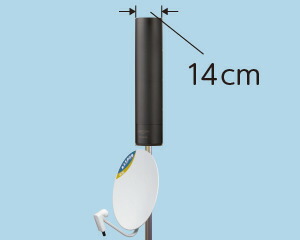 【楽天市場】マスプロ U2CN-WW ポール型アンテナ 地上デジタルUHFアンテナ UNICORN（ユニコーン） ウォームホワイト：小池だより 楽天市場店