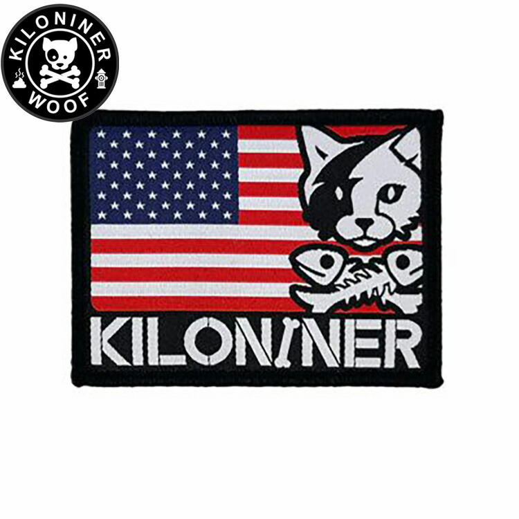 【楽天市場】【店内ポイント最大43倍！本日限定！】KILONINER キロナイナー カスタマイズ用パッチ AMERICAN CAT ＆ CROSSBONES Patch ワッペン：コジコジ