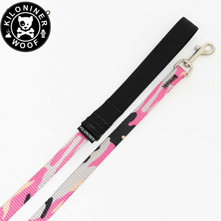 【楽天市場】【店内ポイント最大43倍！本日限定！】KILONINER キロナイナー M2L-B Lightspeed Leash ライトスピードリーシュ（リード） Pink Camo 犬 お ...