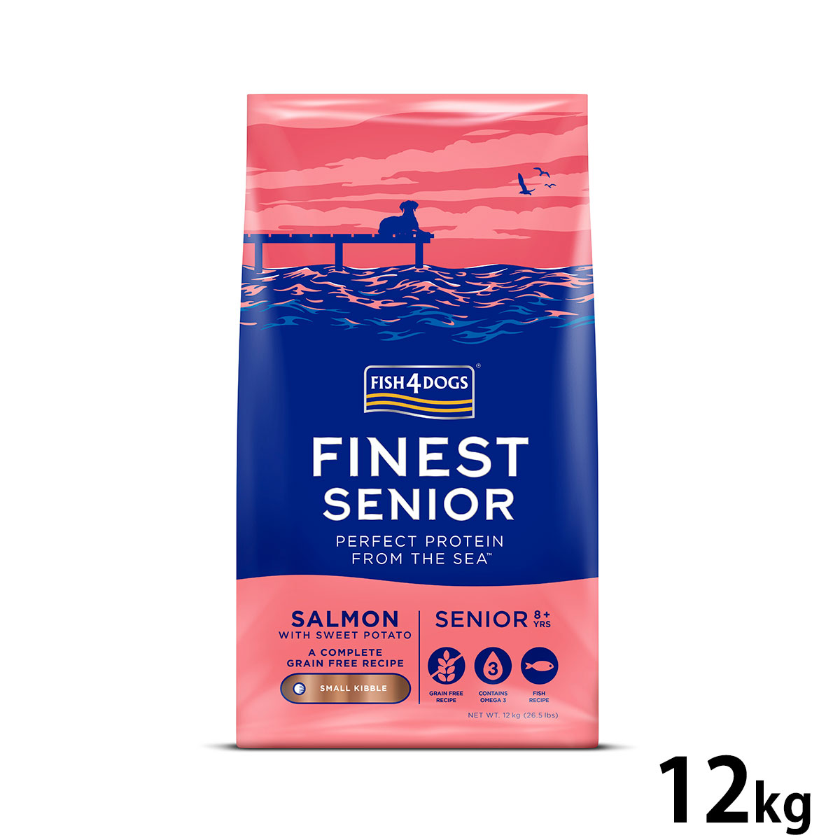 【楽天市場】【店内ポイント最大46倍！4月20日！】フィッシュ4ドッグ FISH 4 DOGS ドッグフード ファイネスト サーモン シニア ...