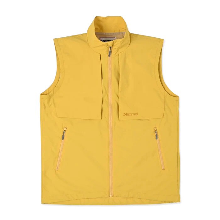 【楽天市場】NEW! Marmot マーモット ラスライトベスト[メンズ]/ カラー：C010（YELLOW）/ Lus Light Vest ...