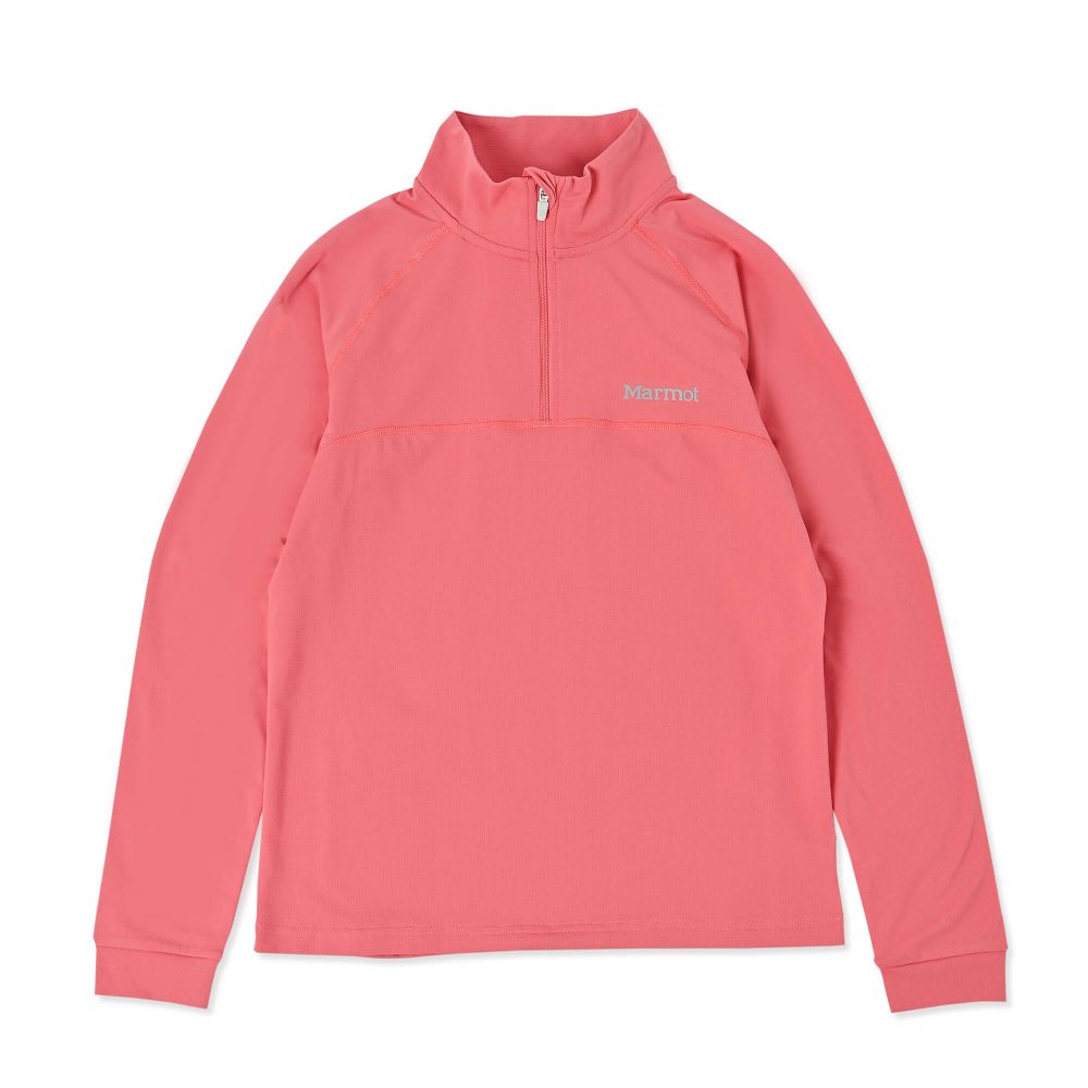 【楽天市場】NEW! Marmot マーモット / ウィメンズクライムスキンハーフジップロングスリーブ / カラー：C007（PINK） / Ws Climb Skin Half−Zip L ...
