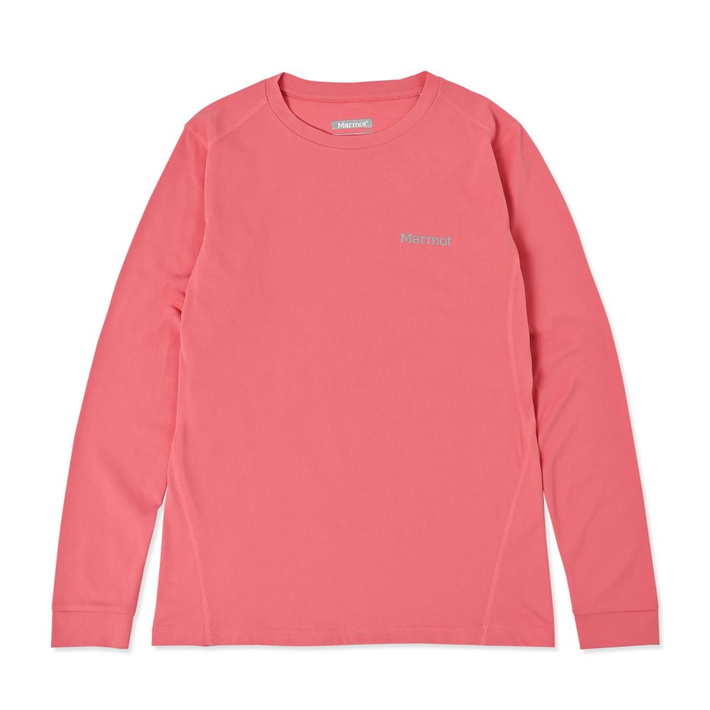 【楽天市場】【期間限定価格】NEW! Marmot マーモット / ウィメンズクライムスキンロングスリーブ / カラー：C007（PINK） / Ws Climb Skin L/S ...