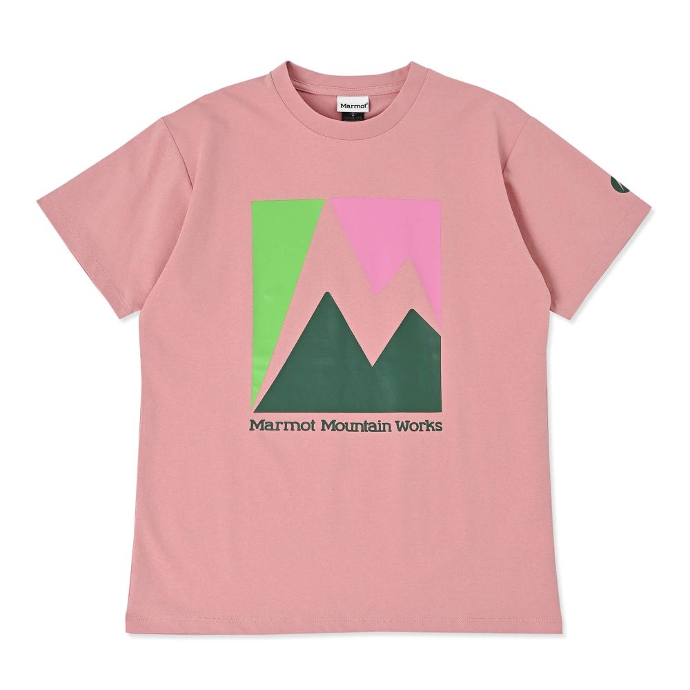【楽天市場】【クリアランス】 Marmot マーモット / ウィメンズクラック ティーシャツ / カラー：C007（PINK） / Ws Crack T-Shirts MTWST062 ...