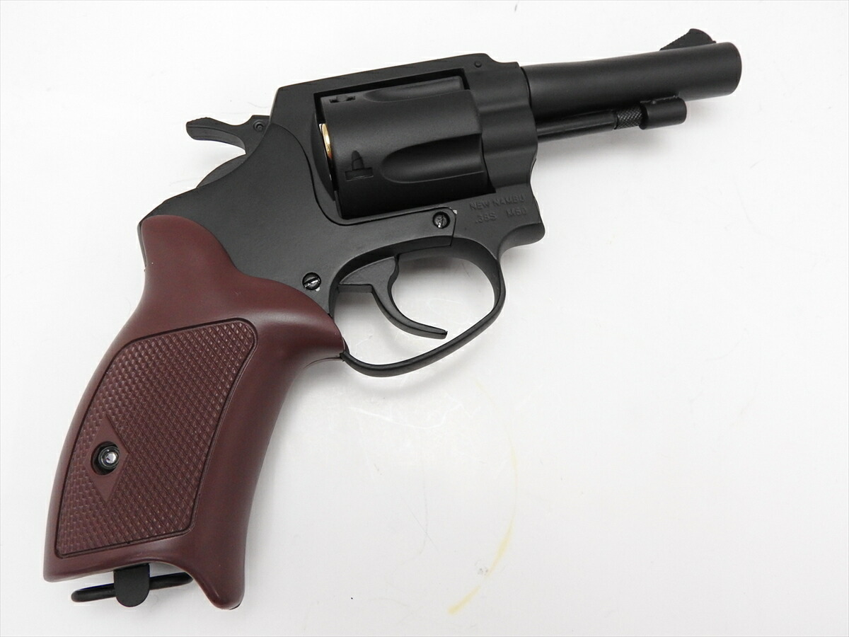 【楽天市場】3点セット 新中央工業 ニューナンブ M60 回転式 けん銃 .38 Special 77mm銃身 1984 モデルガン レジン製 ...