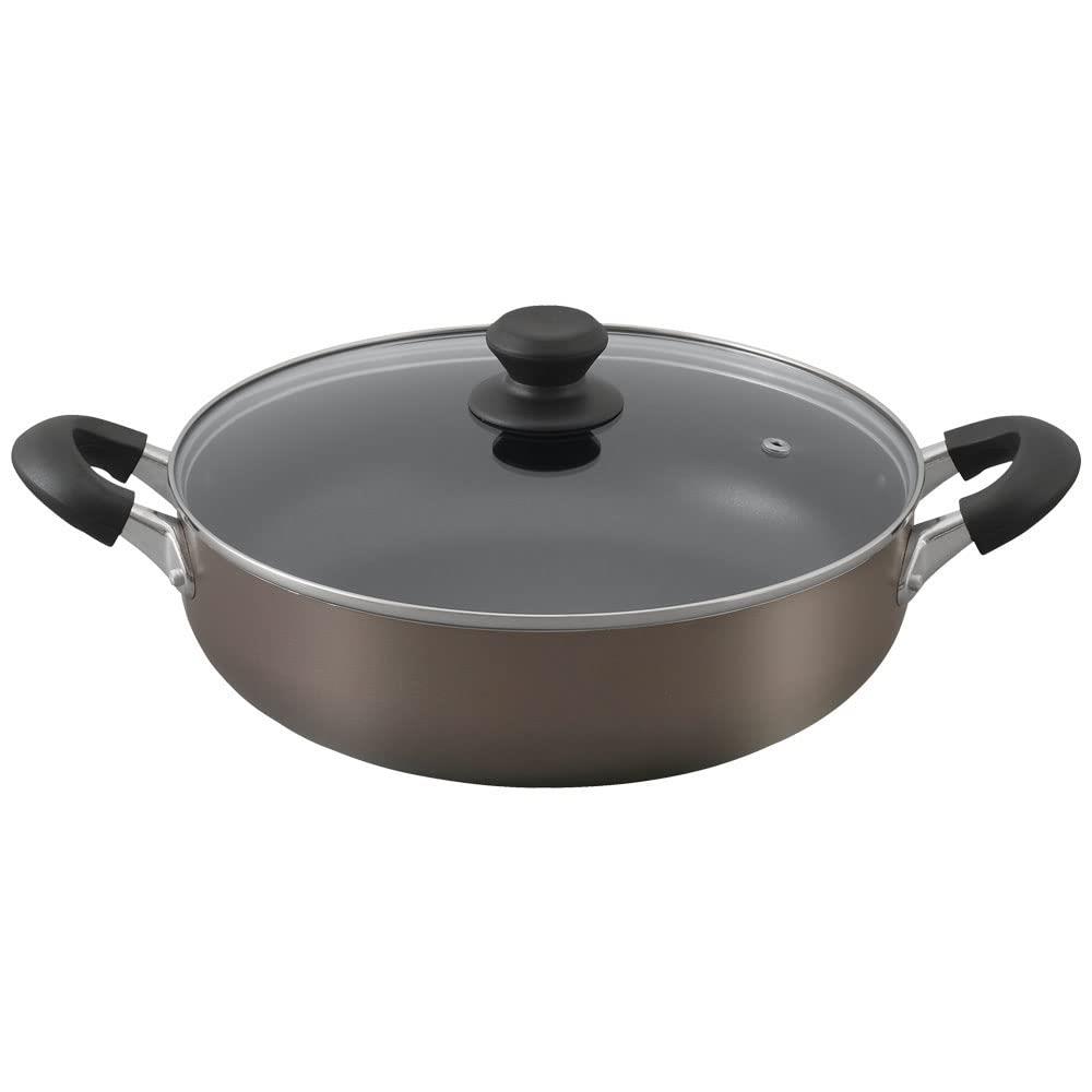 【楽天市場】アイリスオーヤマ(IRIS OHYAMA) 鍋 28cm 浅型 ガス火/IH対応 蓋付き ダイヤモンドコート 長持ち こびりつきにくい お手入れ簡単 DIS-P28S ブラウン ...